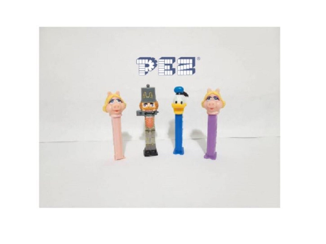 PEZ Vintage Lot - Sesame Street, Donald Duck, Nutcracker, Miss Piggy - Etsy