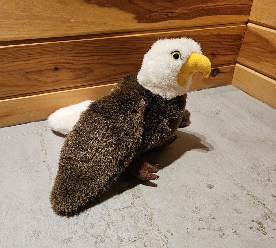 American Bald Eagle Plush Puppet - Etsy