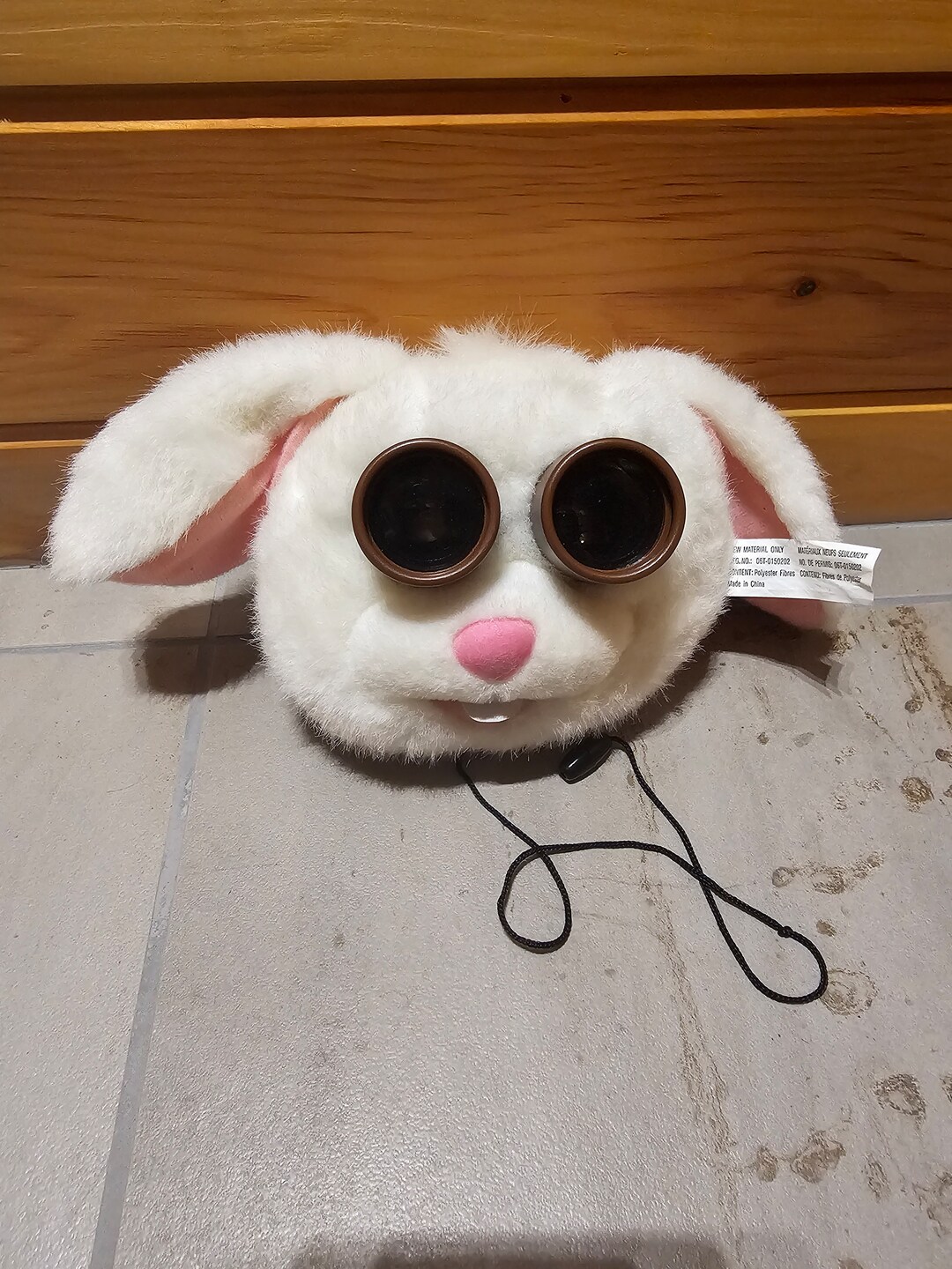 Vintage Plush White Rabbit Glasses - Etsy