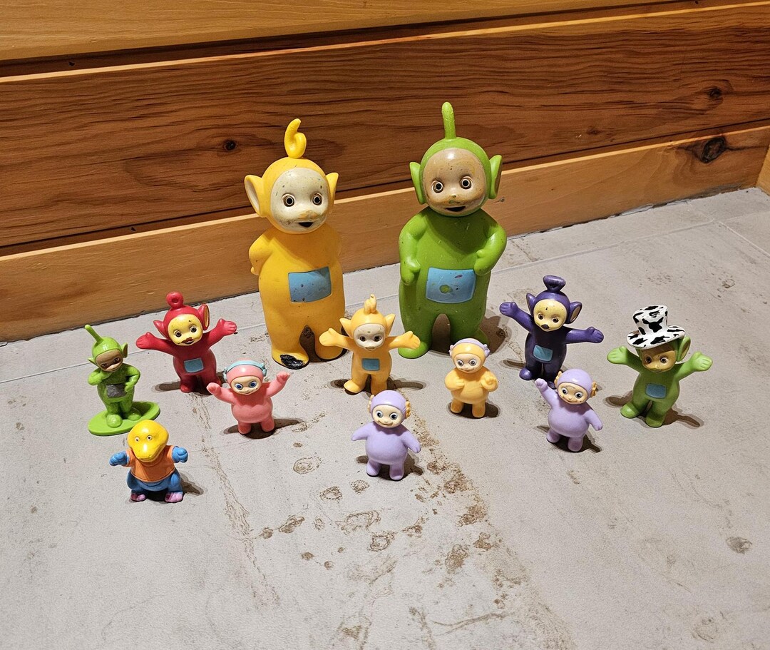 Teletubbies Vintage Figures Set of 12 - Etsy