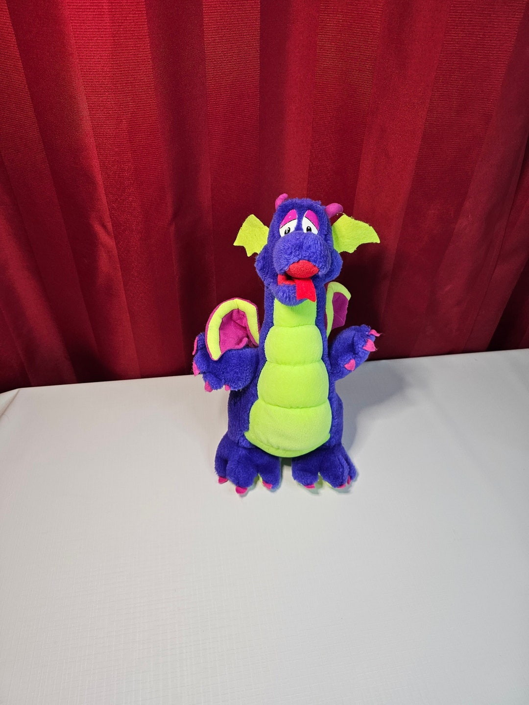 Vintage Purple Ganz Toronto Plush Dragon - Etsy