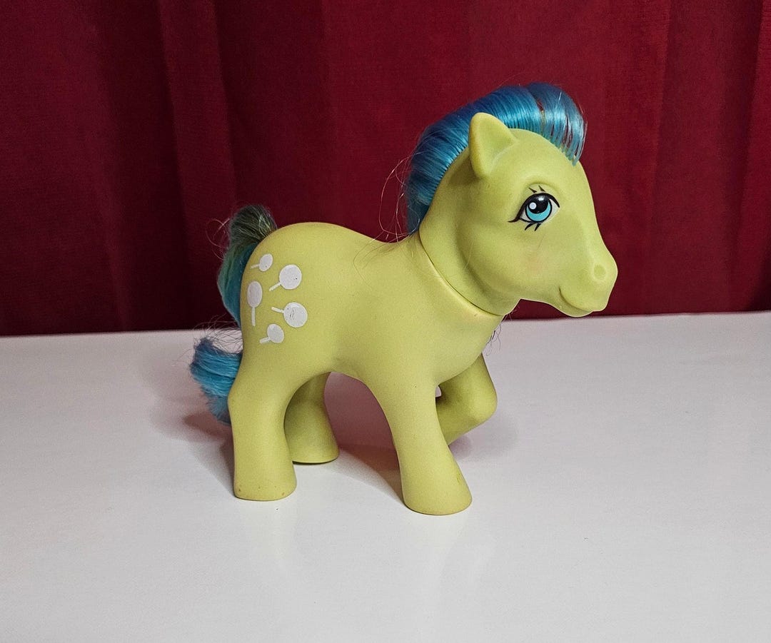 My Little Pony Tootsie Earth Filly Green G1 Vintage MLP - Etsy