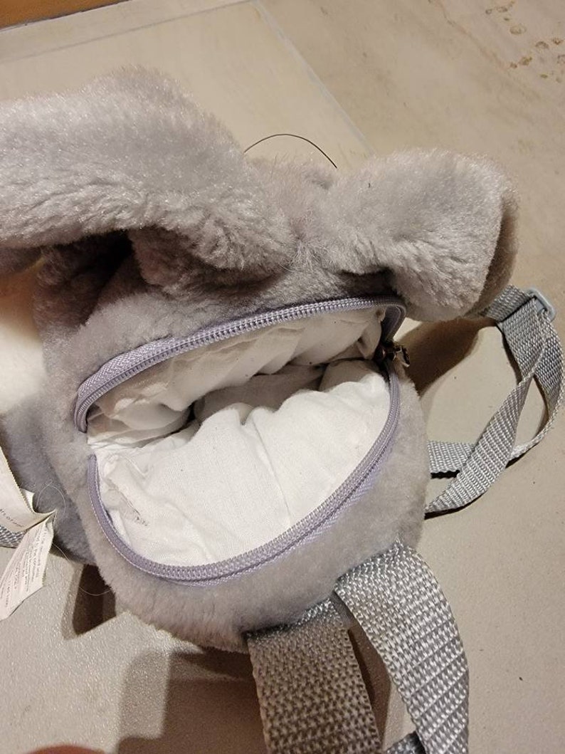 Bugs Bunny Plush Backpack Vintage 1997 Head Mini Zip Pouch - Etsy