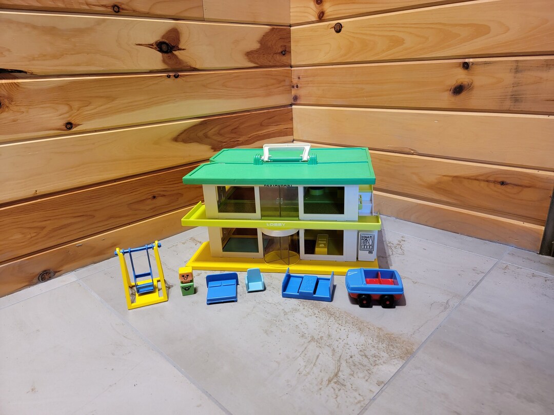 Playskool Holiday Inn Familiar Places Playset Toy Vintage 1974 - Etsy
