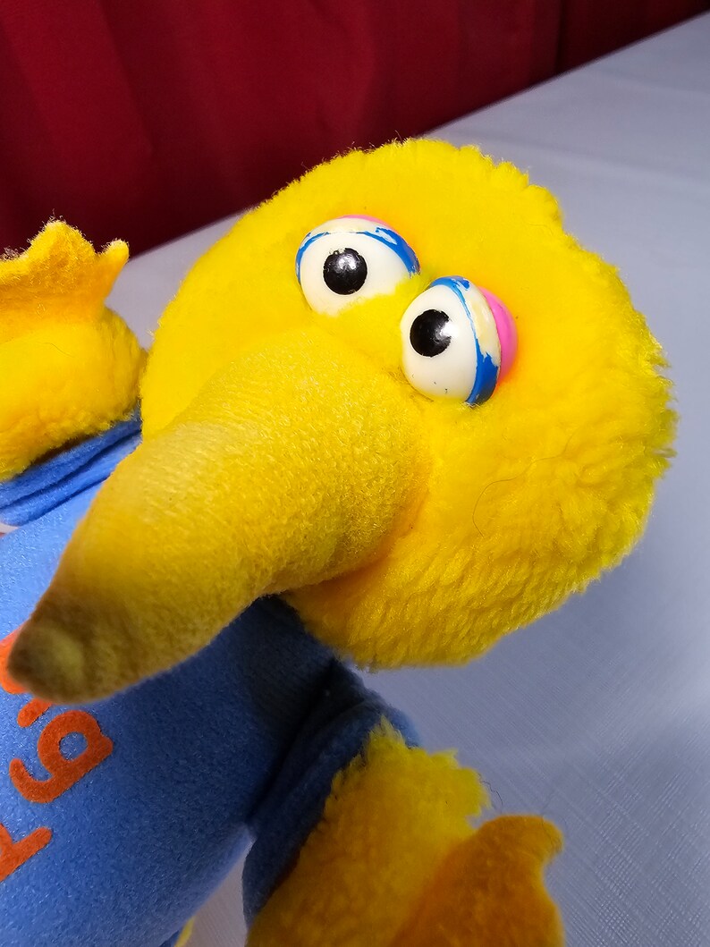Big Bird Plush Vintage Sesame Street - Etsy