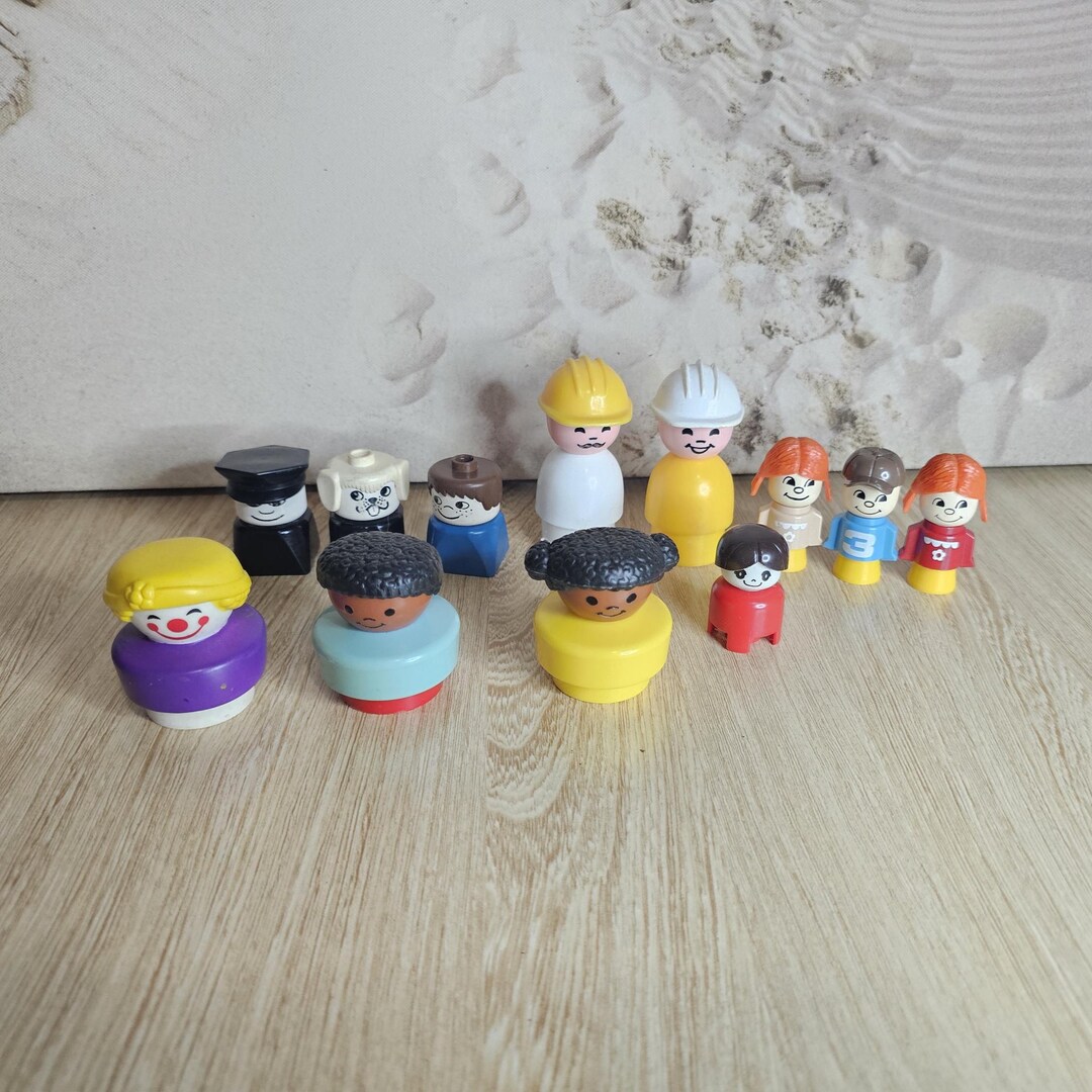 Vintage Fisher Price Chunky Meli-melo Matchbox Figurines - Set of 12 - Etsy