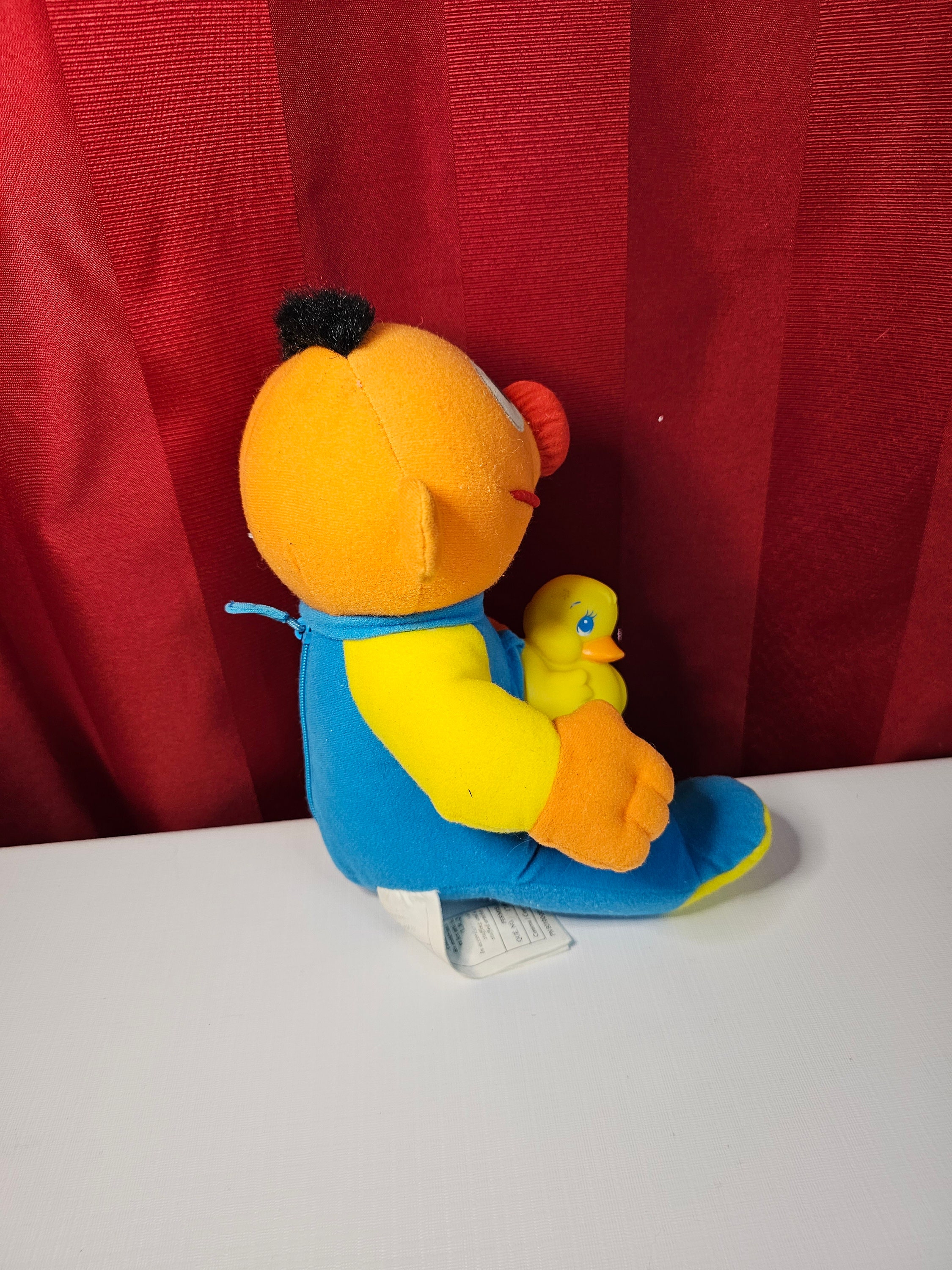 Sesame Street Plush Ernie Baby Duck Zipper Vintage - Etsy