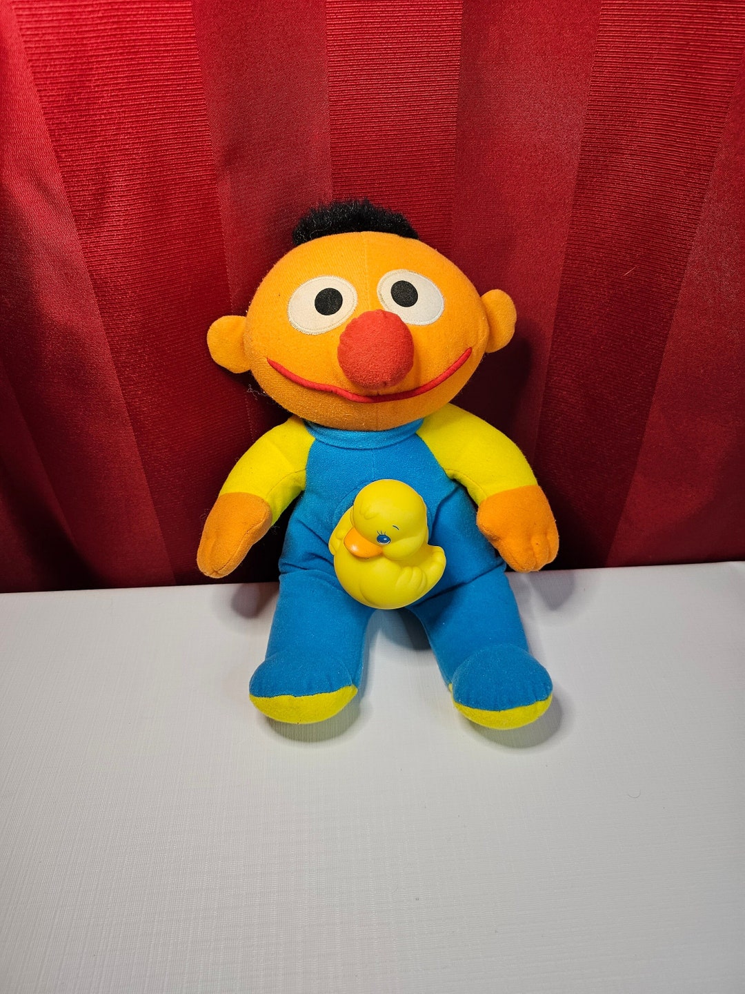 Sesame Street Plush Ernie Baby Duck Zipper Vintage - Etsy