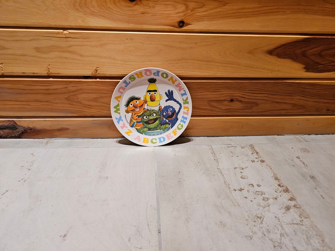 Sesame Street Plate Vintage 1977 Muppets Bert - Etsy
