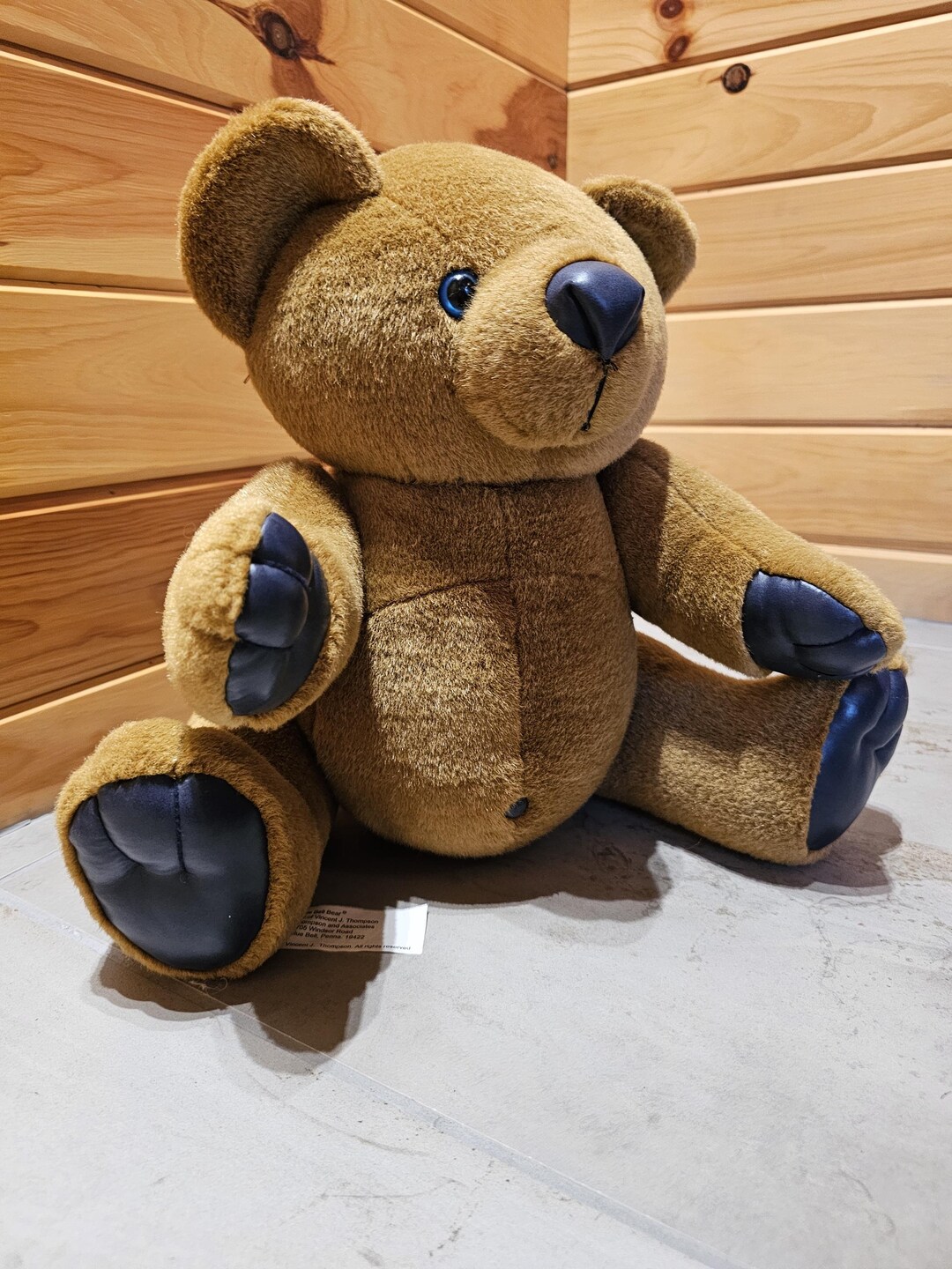 Brown Teddy Bear Blue Bell Bear 1997 Musical - Etsy