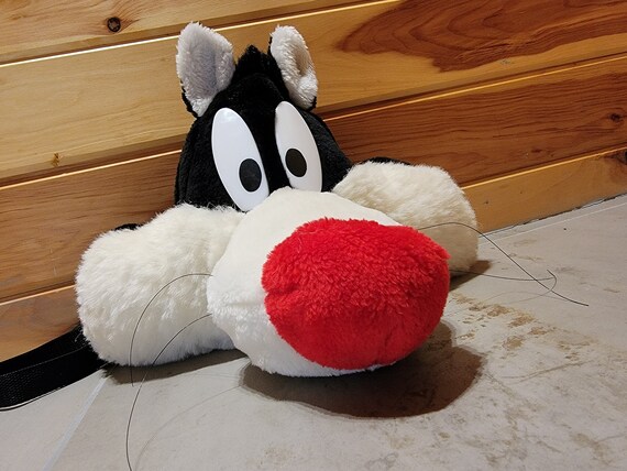 Looney Tunes Sylvester Plush Character Backpack Vinta… - Gem