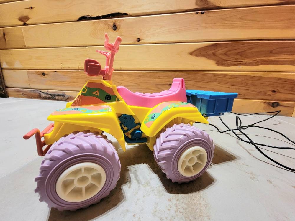 Barbie Quad Vintage 4x4 Yellow Battery - Etsy