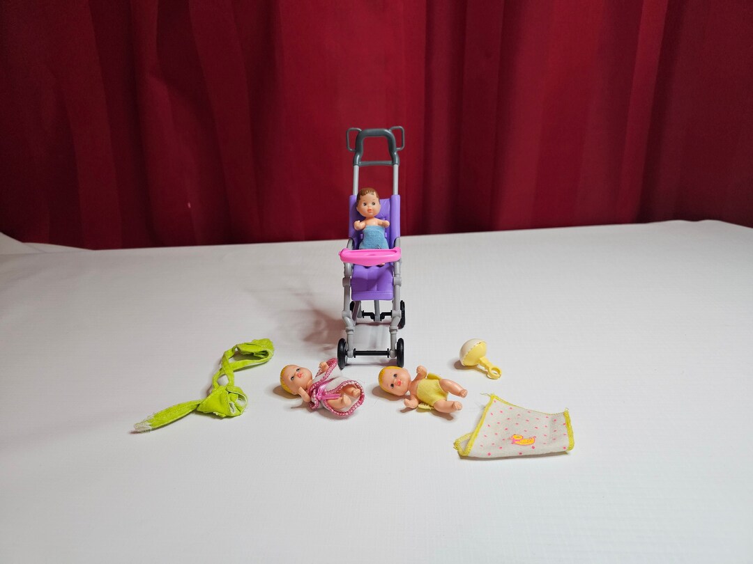 Barbie Vintage Barbie Baby Stroller Pack - Etsy