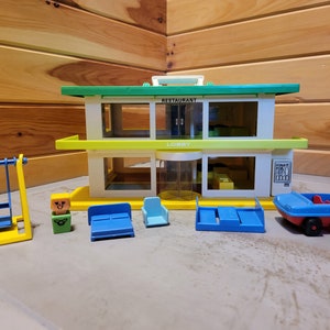 Playskool Holiday Inn Familiar Places Playset Toy Vintage 1974 - Etsy