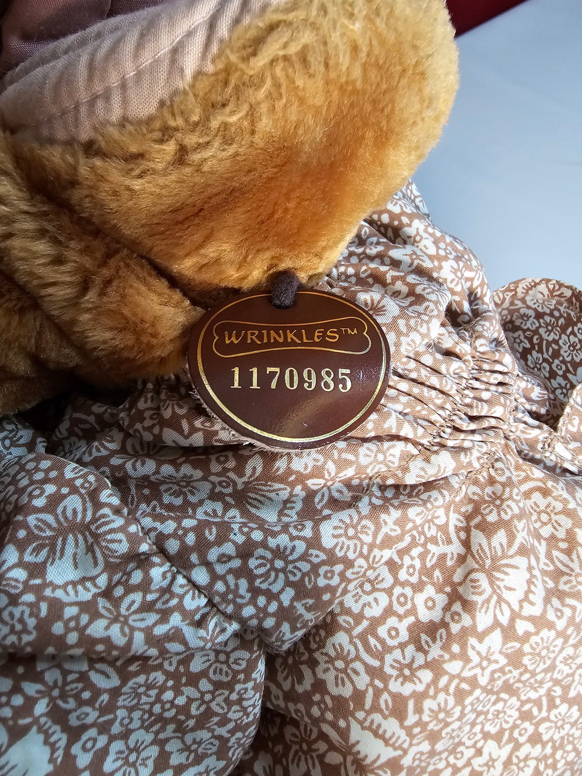 Wrinkles Puppet Soft Toy Brown Dog the Heritage Collection Vintage - Etsy