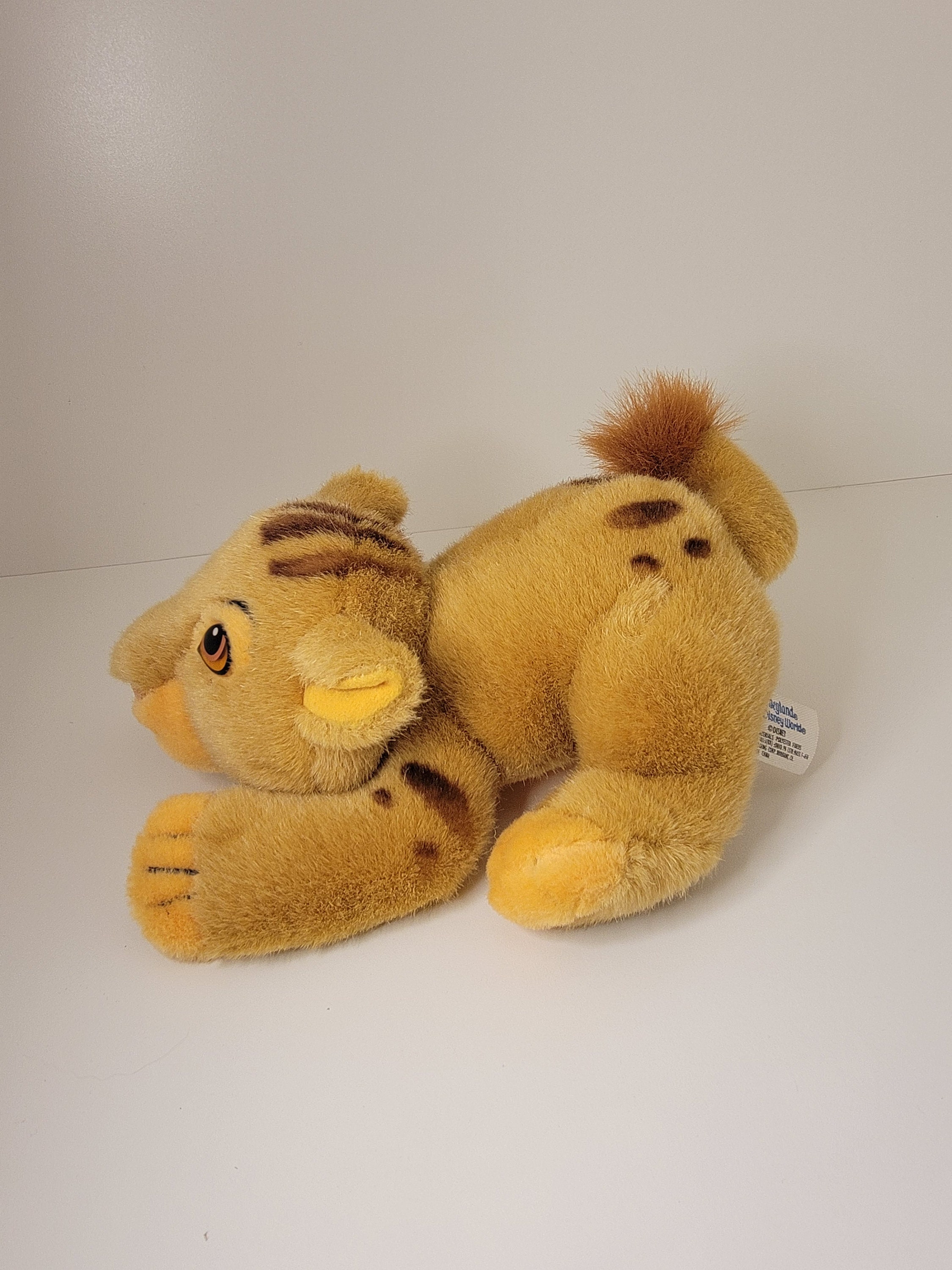 Plush Baby Simba the Lion King Vintage Disney Store Pouncing Plush 8 ...