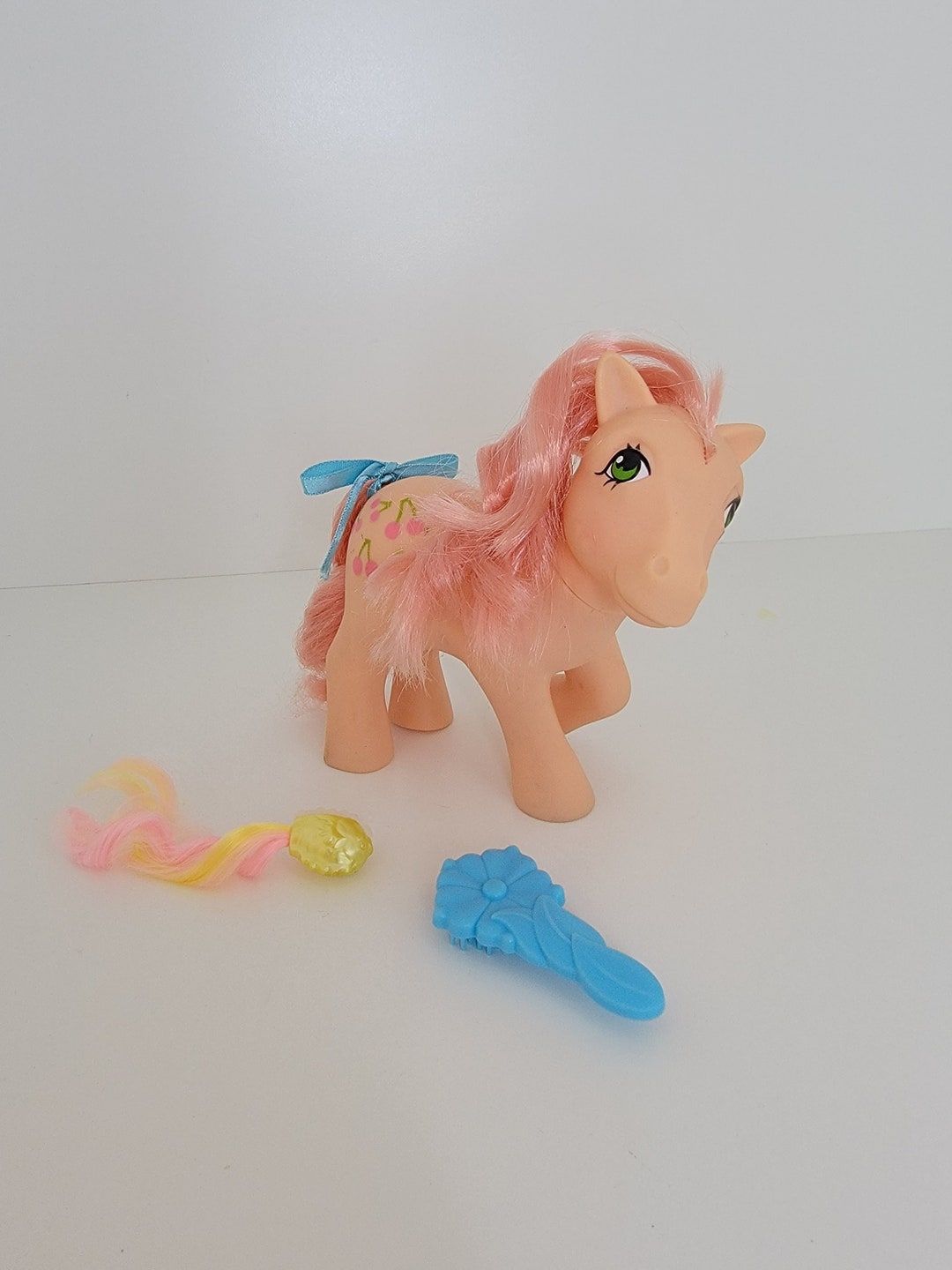 Vintage G1 Hasbro My Little Pony MLP Cherries Jubilee - Poney Pink - Etsy