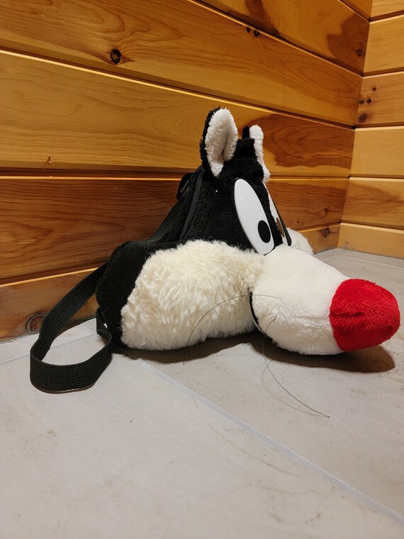 Looney Tunes Sylvester Plush Character Backpack Vinta… - Gem