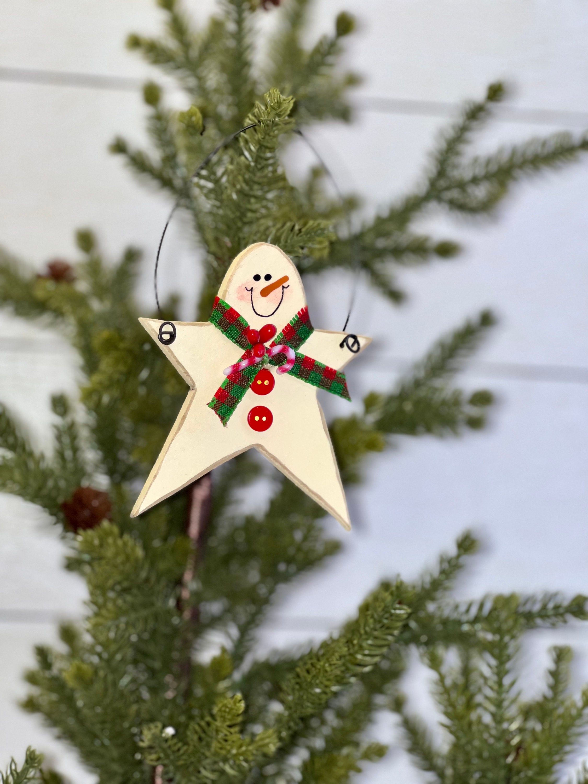 Star Snowman - Etsy