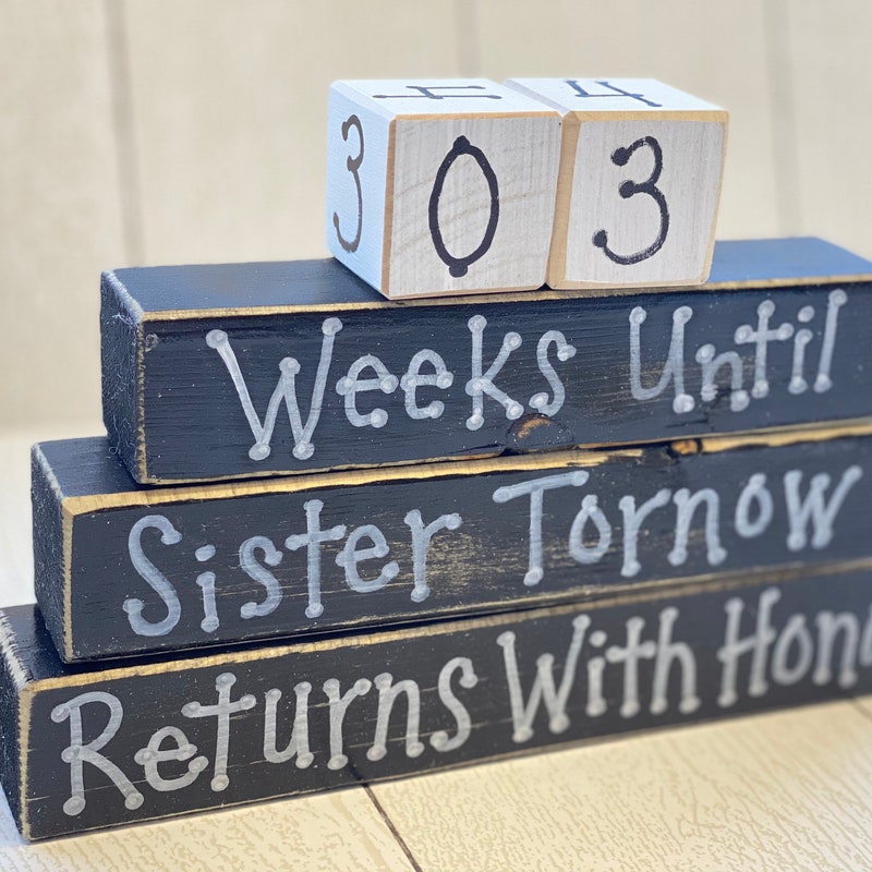 Countdown Blocks - Etsy
