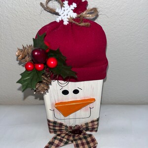 2x4 Wooden Snowman - Etsy