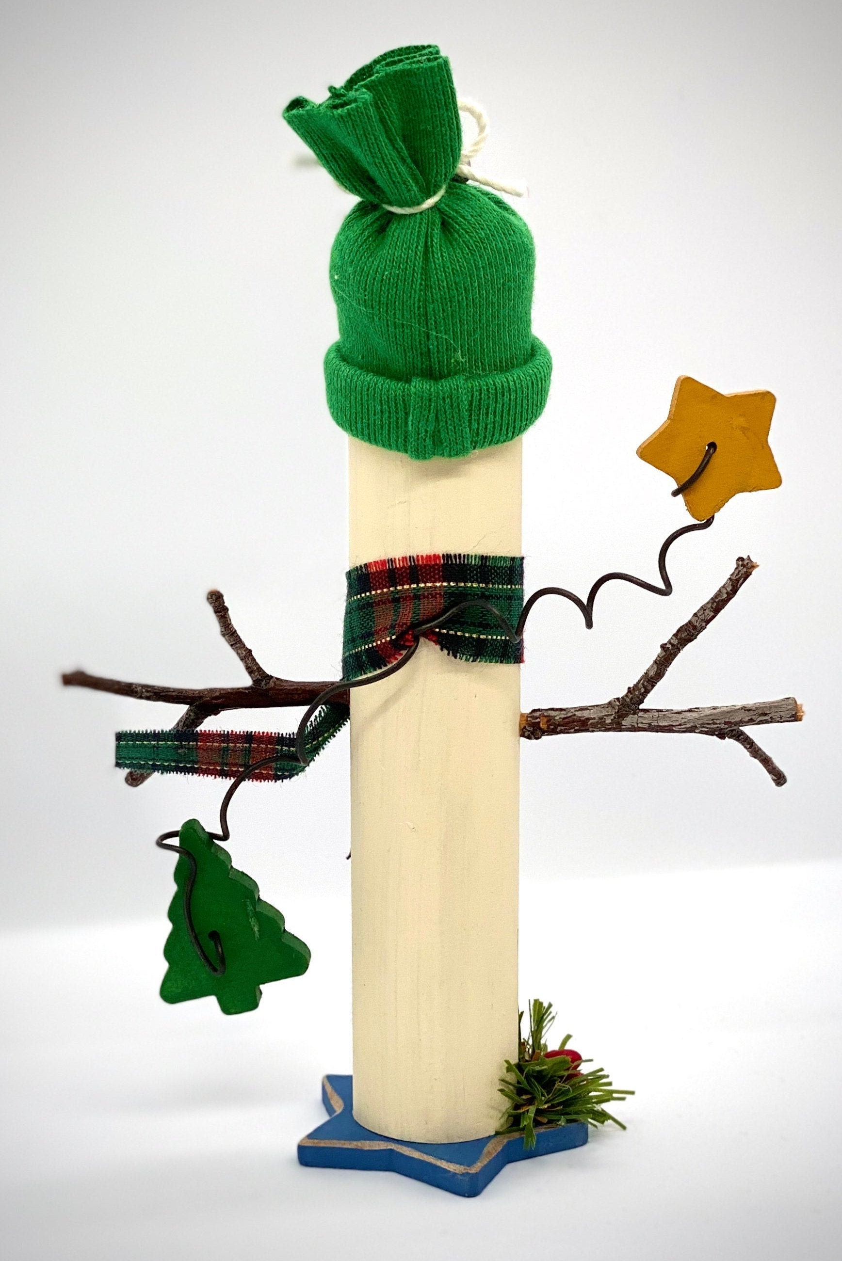 Wooden Standing Snowman - Etsy