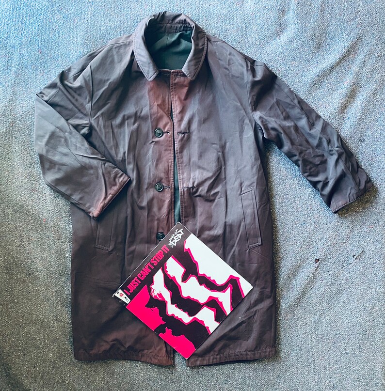 80s Reversible Rain Trench - Etsy