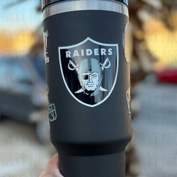 Raiders Tumbler - Etsy