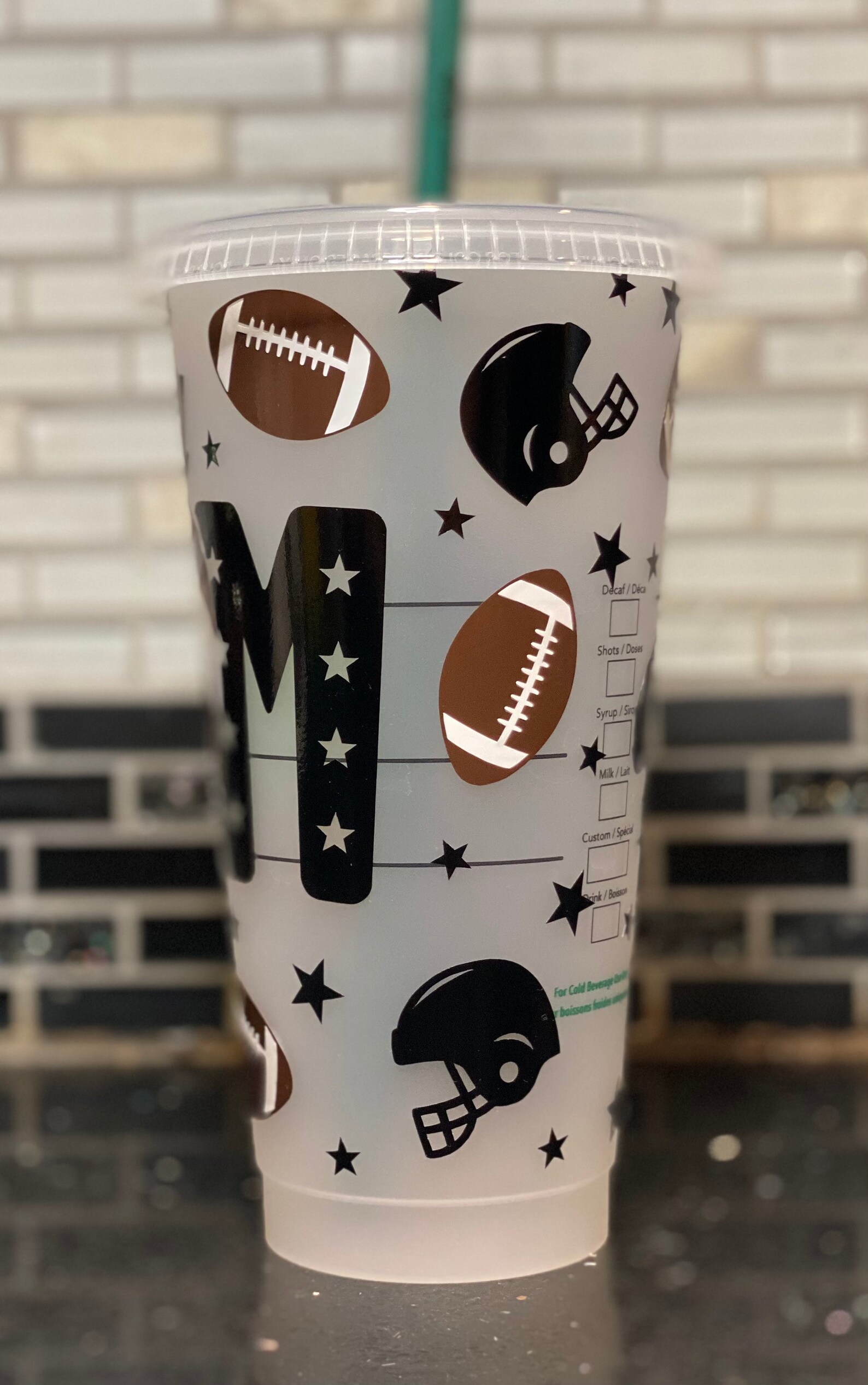 Football Momstarbucks Cup, Football Mom Cup, Football Mom Gift, Sports ...