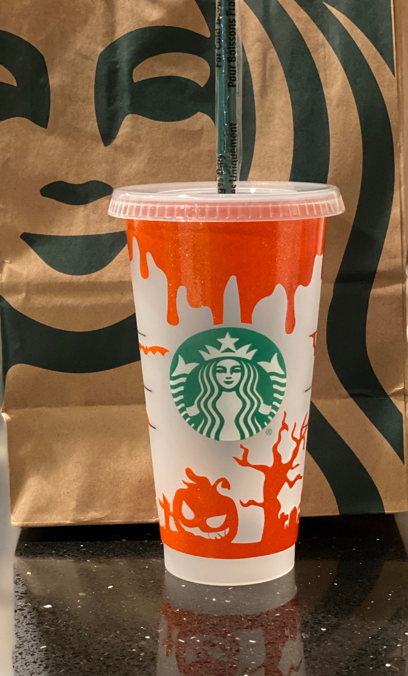 Spooky Starbucks Cup Blood Drip Cup Scary Gift Chiller Cup | Etsy