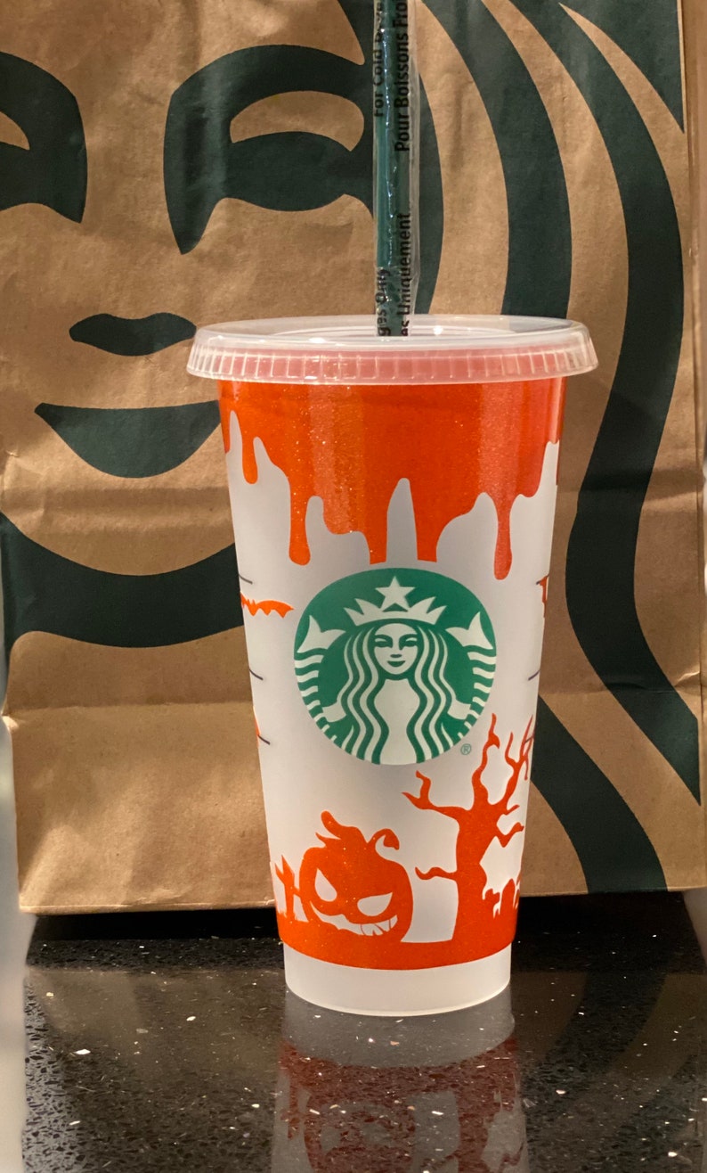 Spooky Starbucks Cup Blood Drip Cup Scary Gift Chiller Cup | Etsy