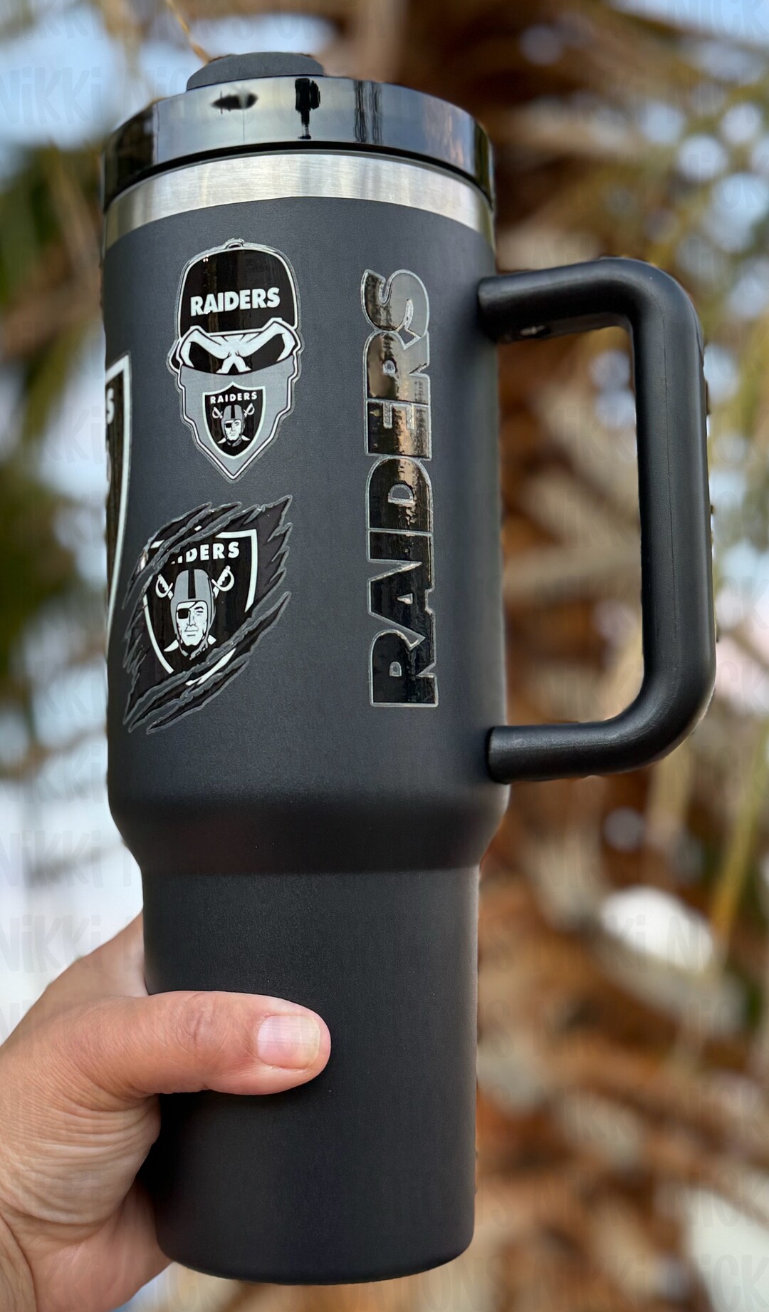 40oz LV Raiders Tumbler, LV Raiders Cup, Raiders Inspired Tumbler ...