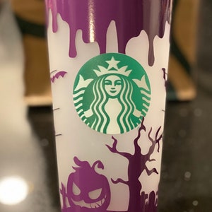 Spooky Starbucks Cup, Blood Drip Cup, Scary Gift, Chiller Cup, Horror ...