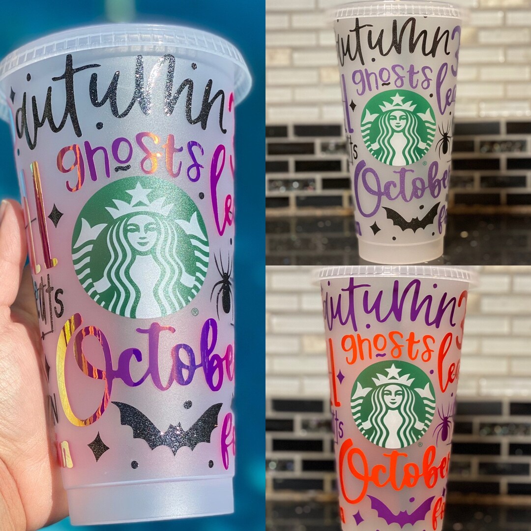 Spooky Starbucks Cup, Spooky Junkie Cup, Halloween Tumbler, Spooky ...