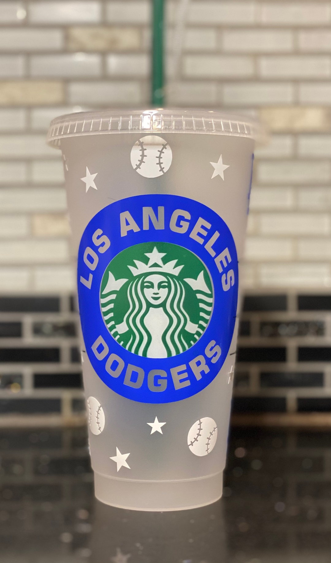 Dodgers Starbucks Cup Los Angeles Dodgers Starbucks Cup LA - Etsy