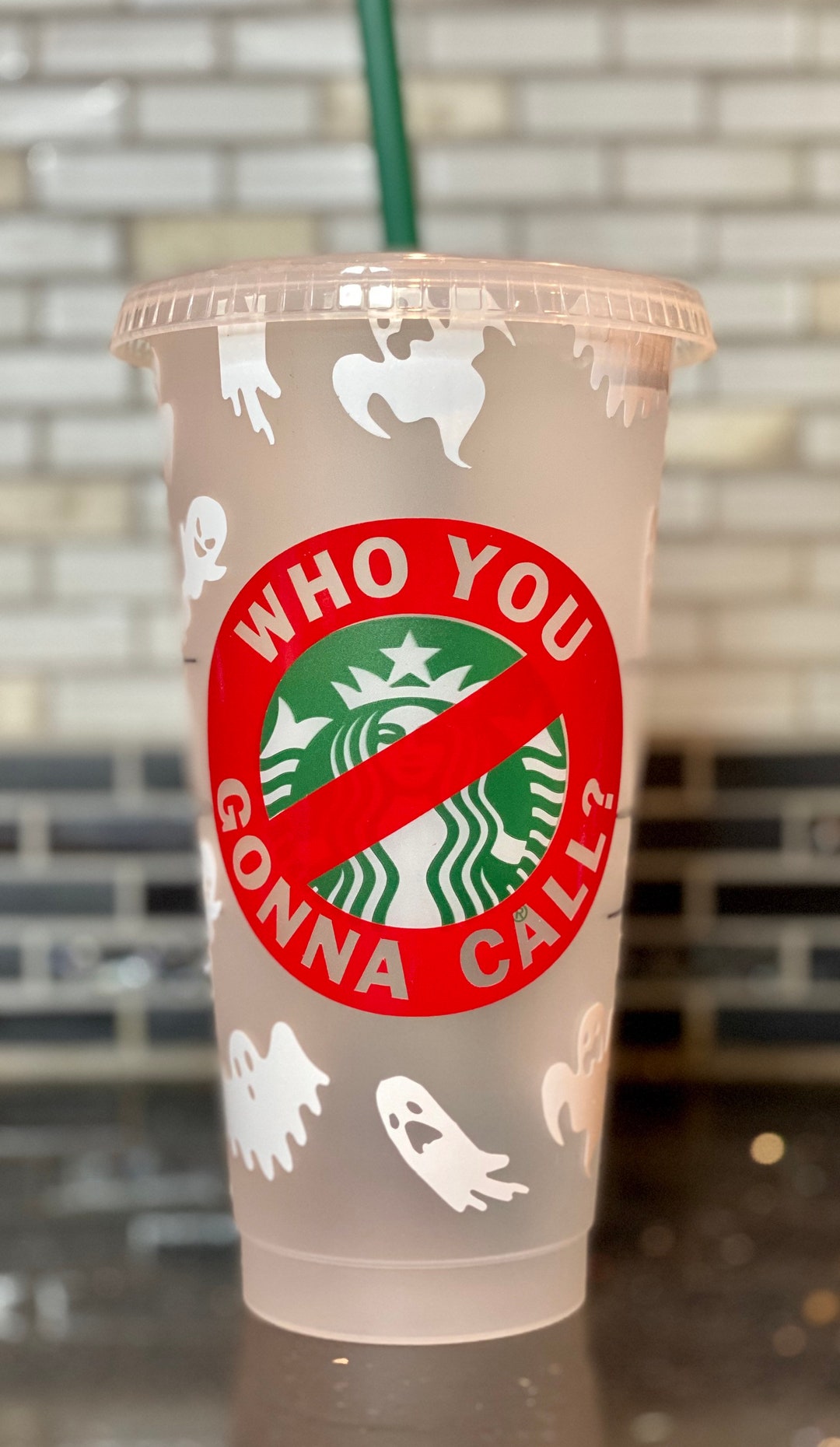 Ghostbusters Inspired Starbucks Cup, Fall Season Cup, Who You Gonna ...