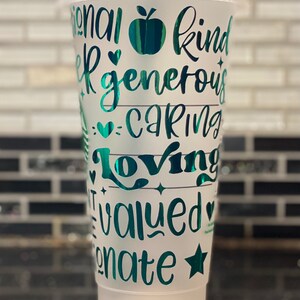 Teacher Starbucks Cup, Educator Cup, Teacher Inspired Tumbler, Teacher ...