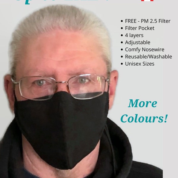 Xl Face Mask Man - Etsy