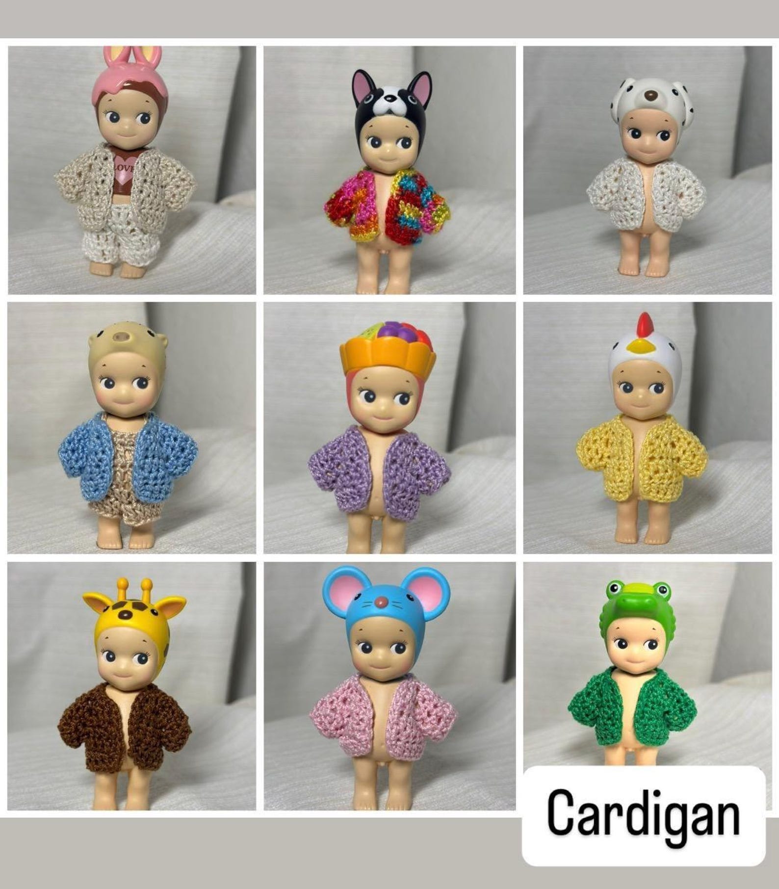 Sonny Angel Clothing Crochet Clothes Many Styles and Colors - Etsy