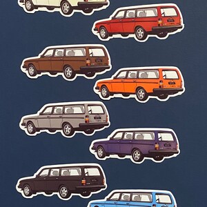 Volvo 240 Wagon Sticker - Etsy