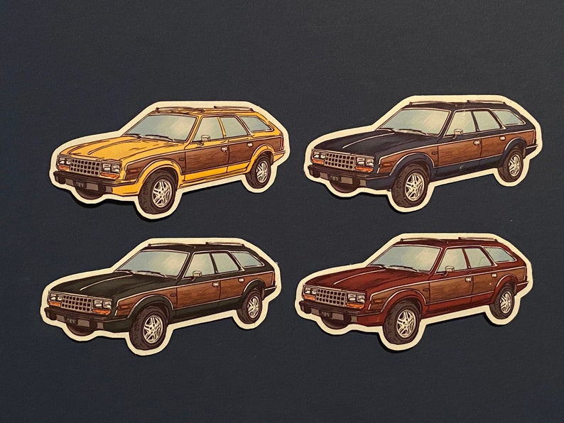 AMC Eagle Wagon Sticker | Etsy