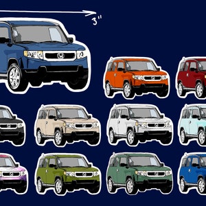 New Honda Element Sticker - Custom Colors! Great Gift for Element Fans ...
