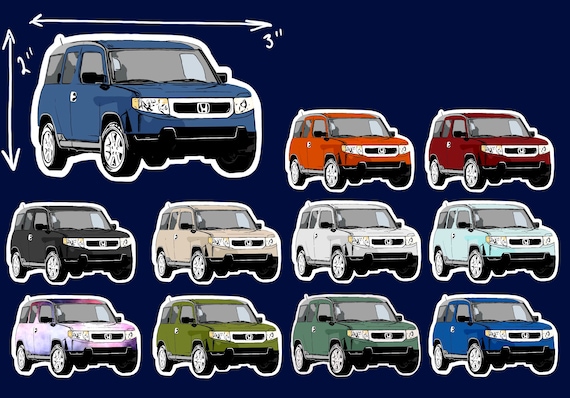 Honda Element Sticker | Etsy