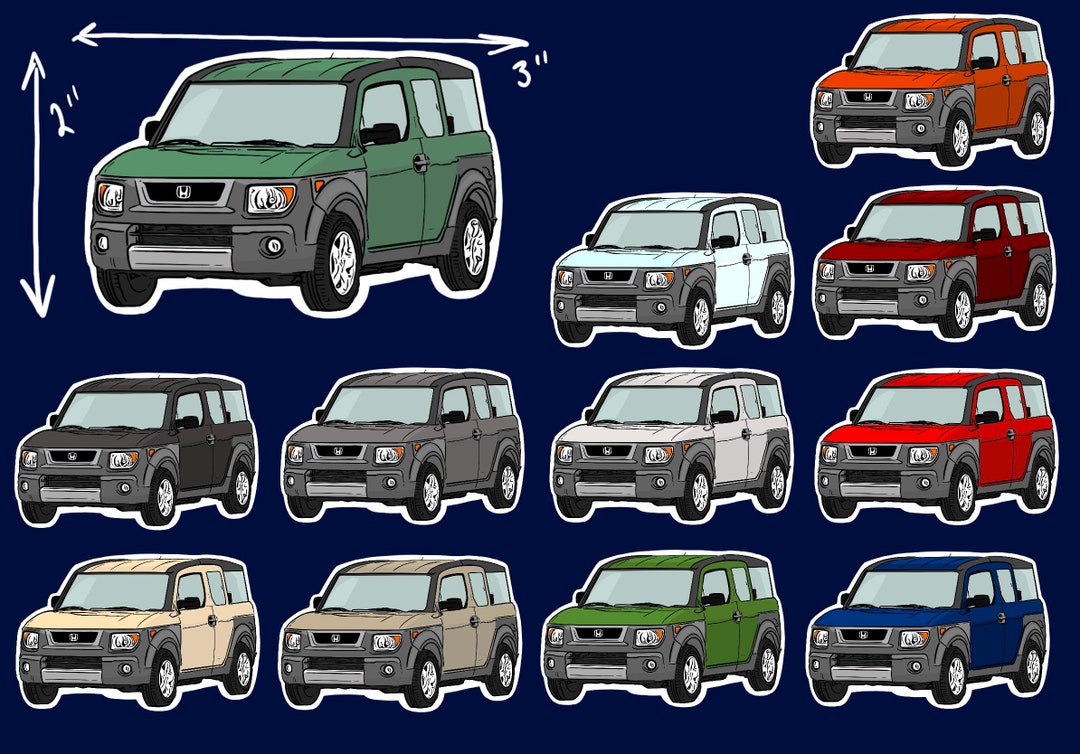Classic Honda Element Sticker - Etsy