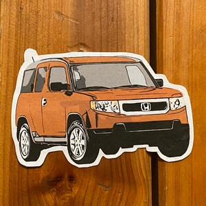 New Honda Element Sticker - Custom Colors! Great Gift for Element Fans ...