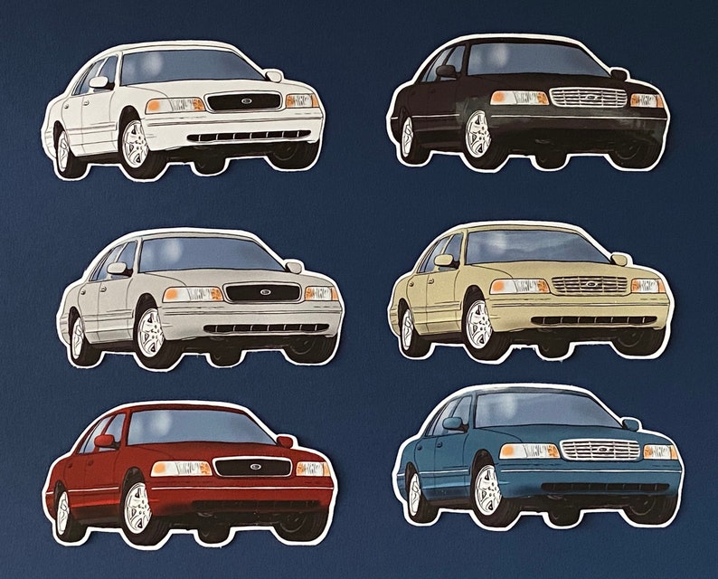 Ford Crown Victoria Sticker - Etsy