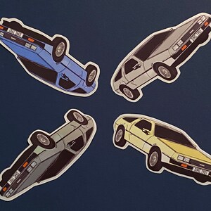 Custom Delorean Sticker - Etsy