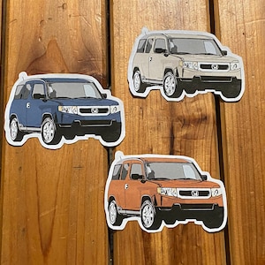 New Honda Element Sticker - Custom Colors! Great Gift for Element Fans ...