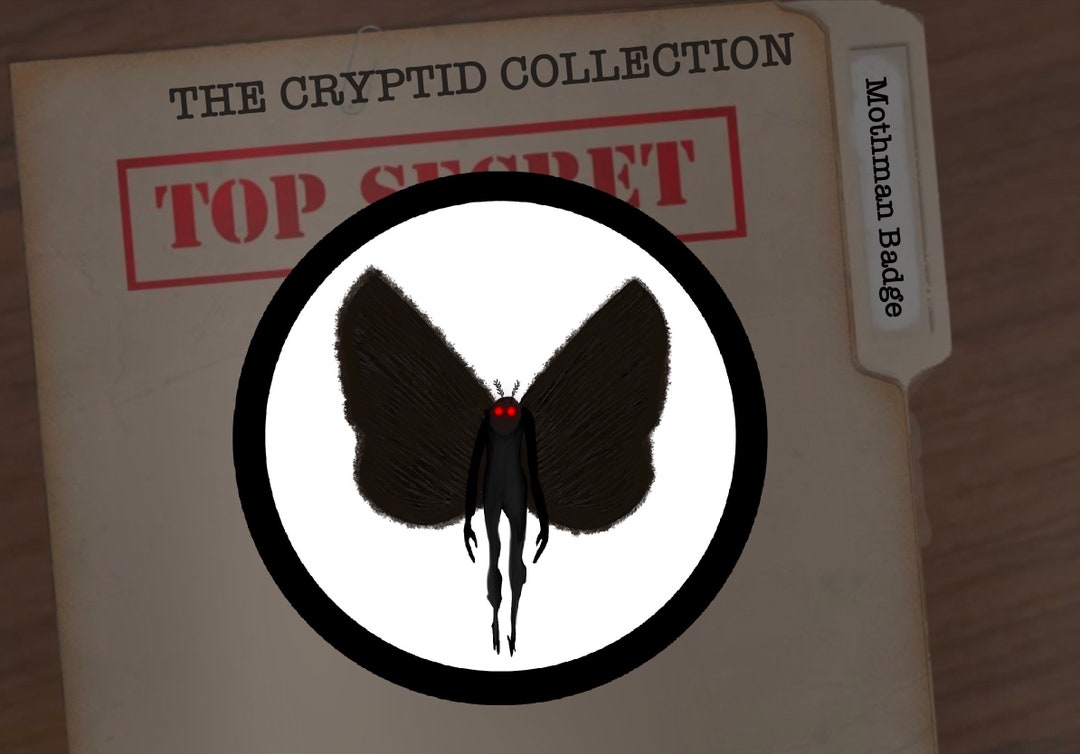 Mothman Badge - Etsy