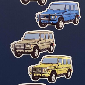 Mercedes G-wagon Sticker - Custom Colors, Great Gift for Car ...